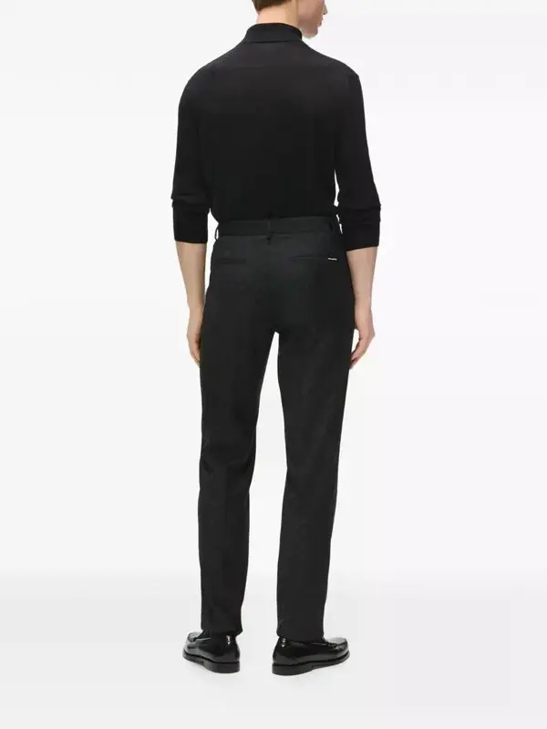 Karl Lagerfeld Monogram Checked Pants