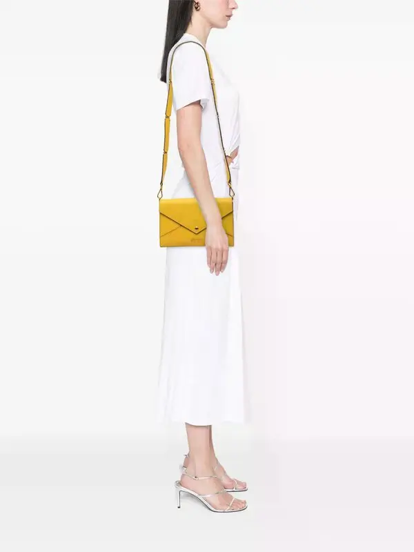 Miu Miu 2010-2026 Goatskin Madras Envelope Crossbody Bag