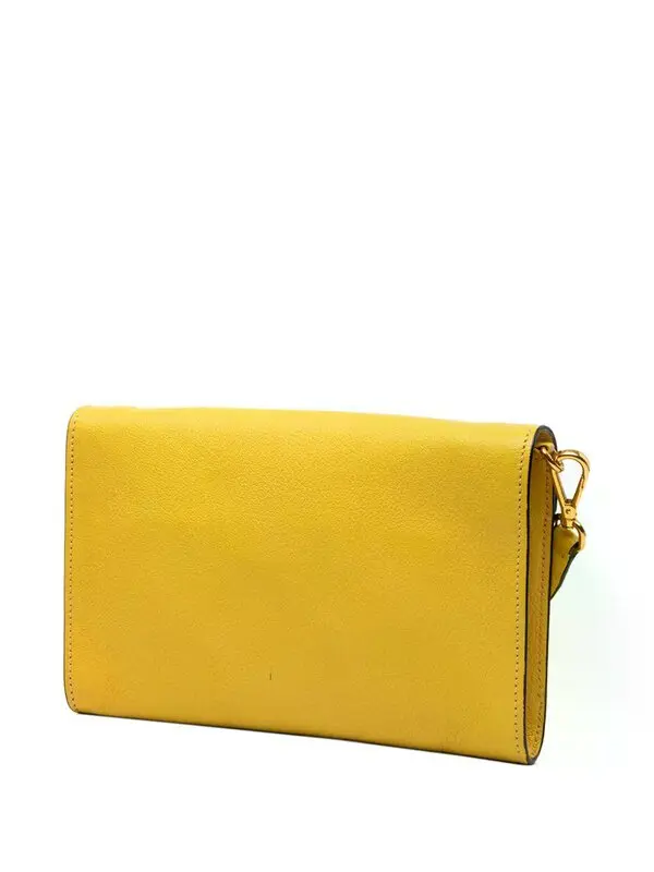 Miu Miu 2010-2026 Goatskin Madras Envelope Crossbody Bag