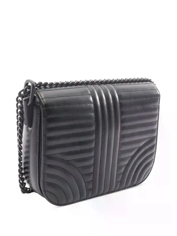 Prada 2010-2026 Soft Calf Diagramme Crossbody Bag