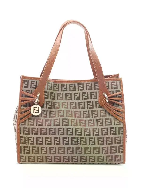 Fendi 2000-2010 Zucchino Canvas Handbag