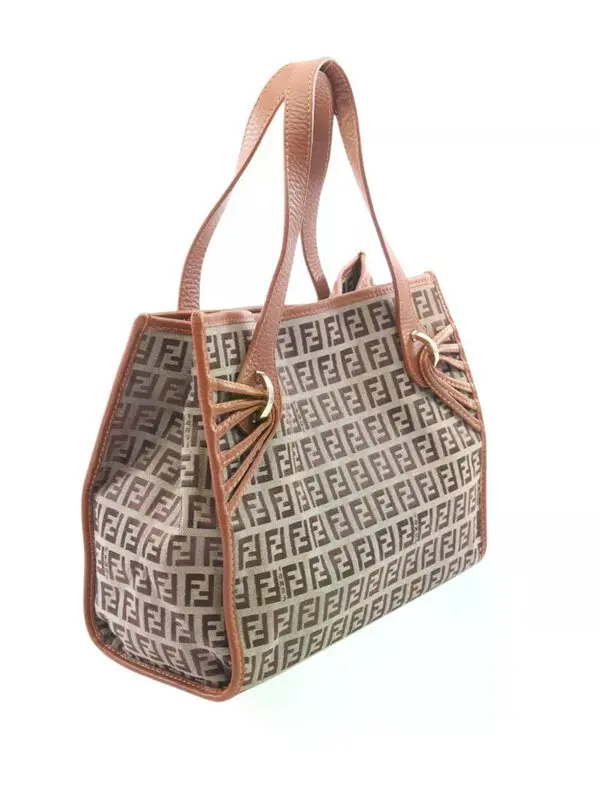 Fendi 2000-2010 Zucchino Canvas Handbag