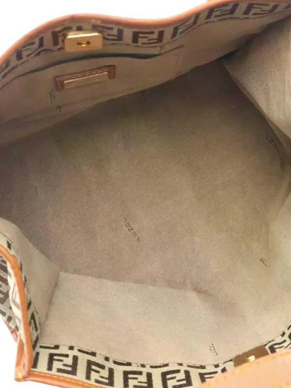 Fendi 2000-2010 Zucchino Canvas Handbag