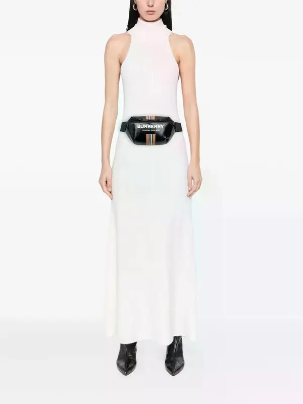 Burberry Coated Canvas Icon Stripe Sonny Belt Bag