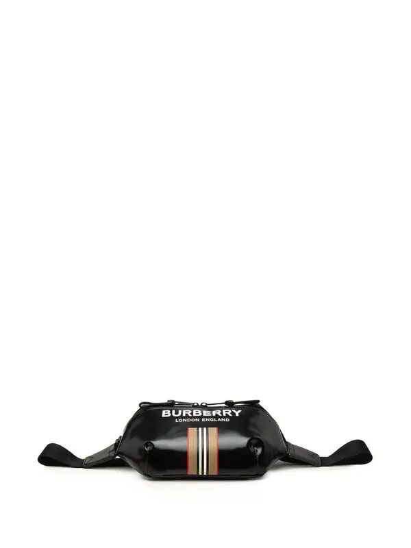 Burberry Coated Canvas Icon Stripe Sonny Belt Bag