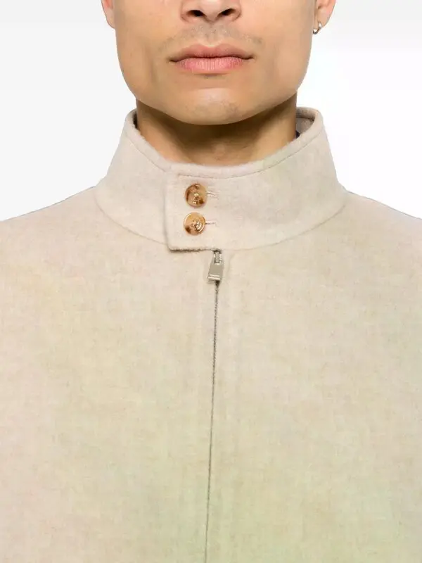 LARDINI High-neck Zip-up Jacket
