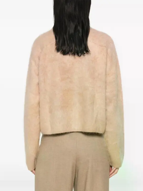 Soft Goat Brushed-finish Crew-neck Pullover - Neutrals