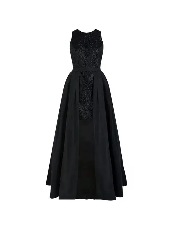 Karl Lagerfeld Transformable Sequin Dress - Black