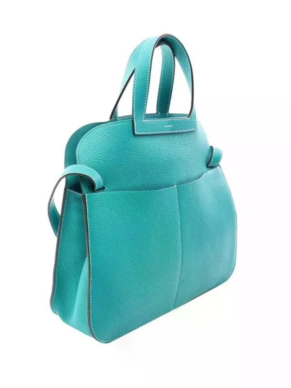 Hermès 2017 Clemence Halzan 31 Satchel - Blue