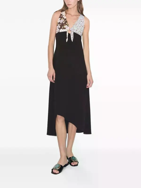 Tory Burch Tie-back Crepe Dress