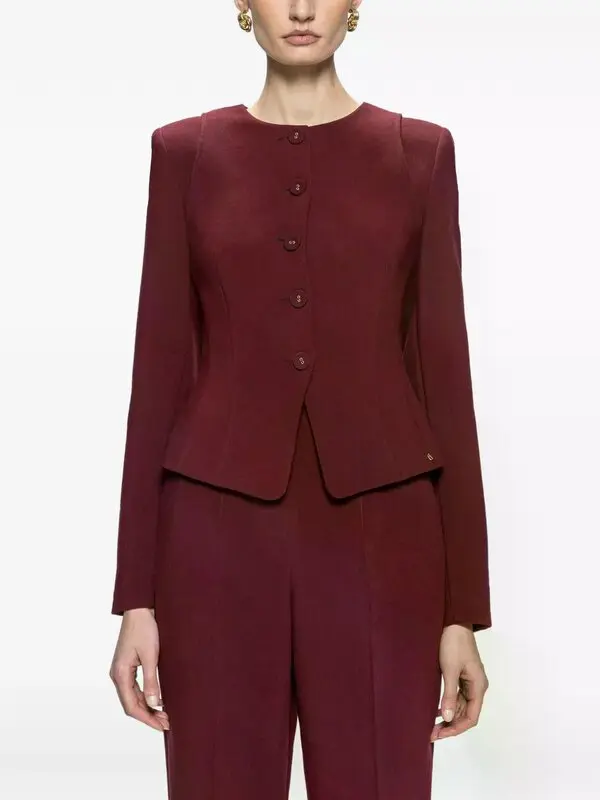 NISSA Single-breasted Fitted Blazer
