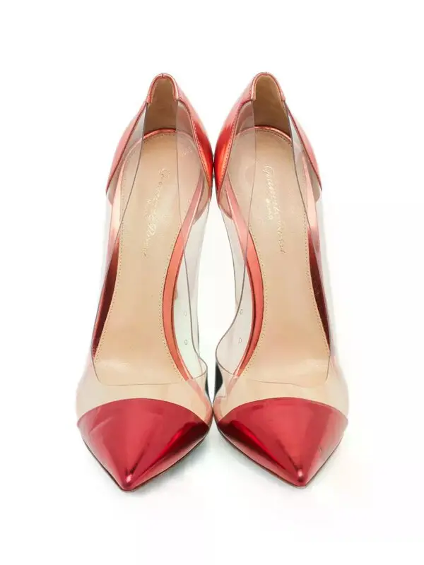 GIANVITO ROSSI Plexi Panelled Pumps