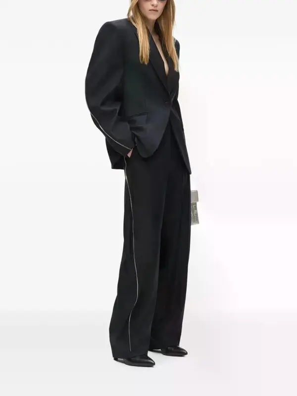Karl Lagerfeld Barrel-leg Zip Pants