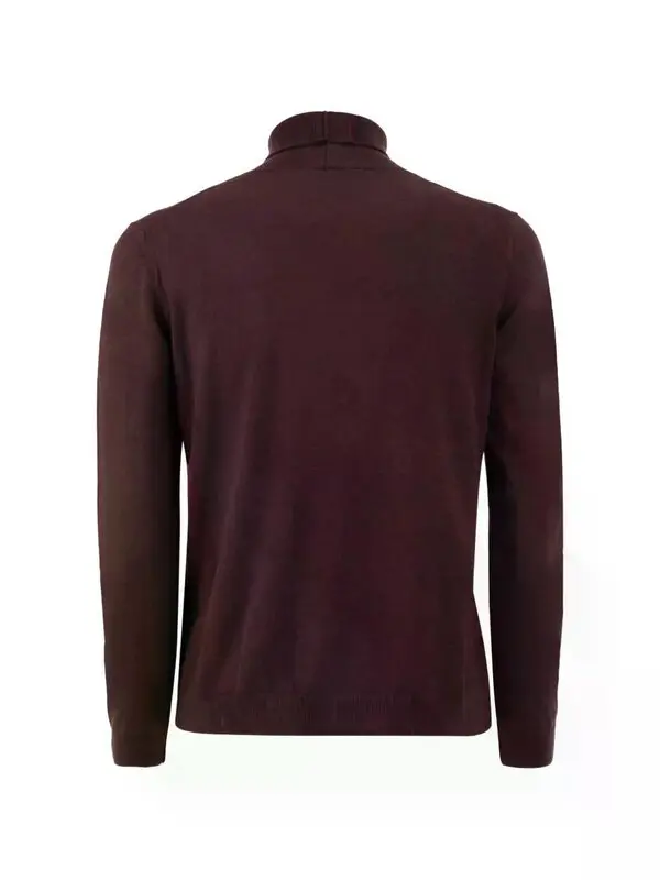 Max Mara Satin-stitch Turtleneck Sweater