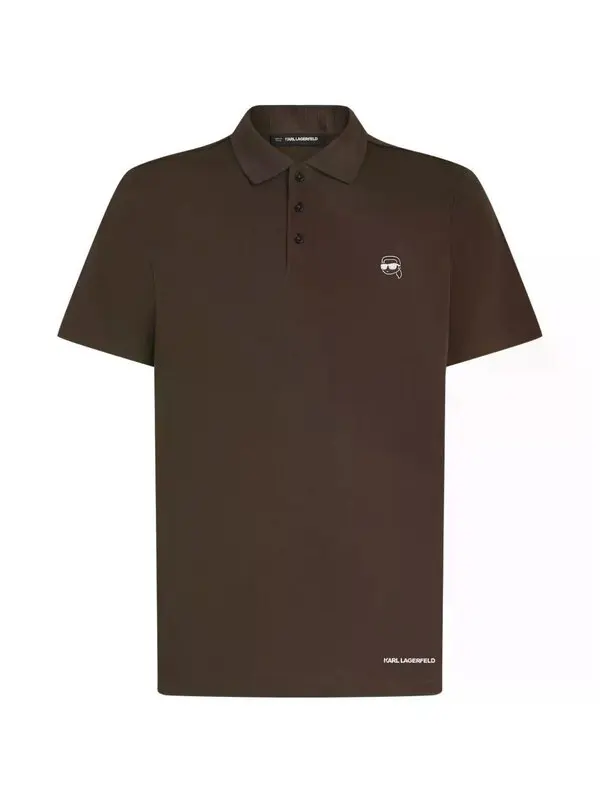Karl Lagerfeld Ikon Jersey Short Sleeve Polo