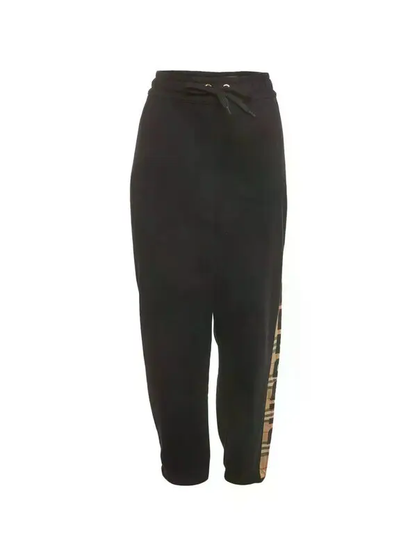 Burberry Check-stripe Track Pants