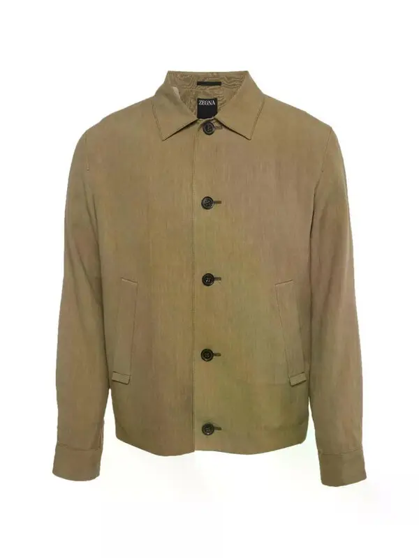 Ermenegildo Zegna Button-up Linen Jacket