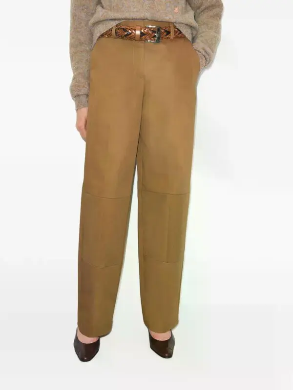 Tory Burch Wide-leg Cotton Pants