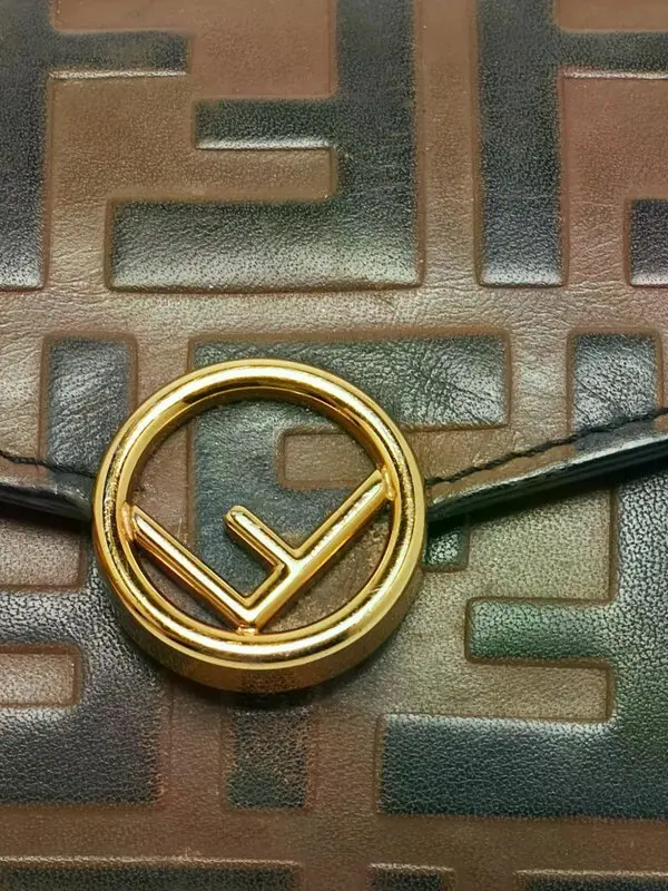Fendi 2021 Zucca-embossed Ff Mini Bag