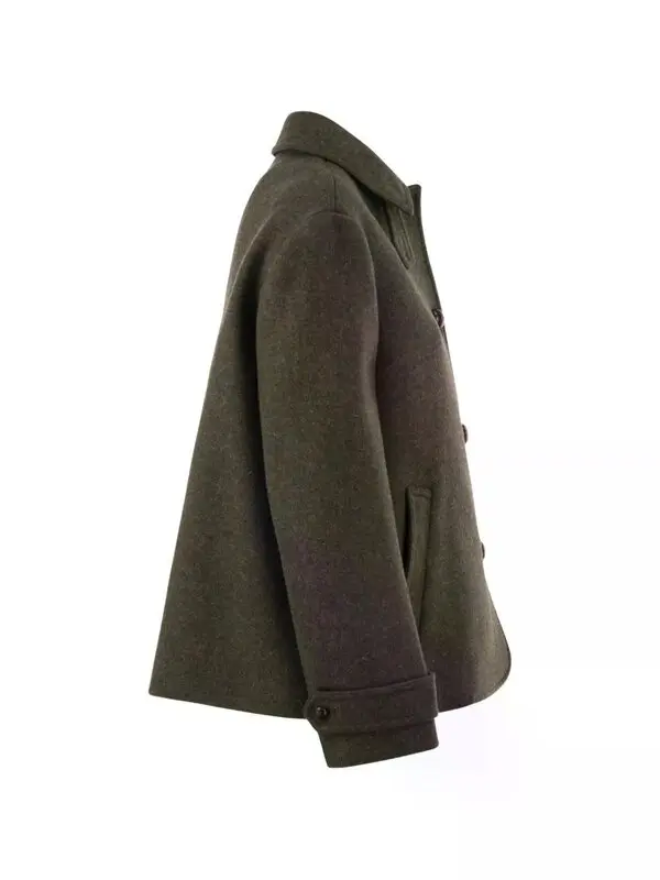 Max Mara Flared Virgin Wool-blend Jacket