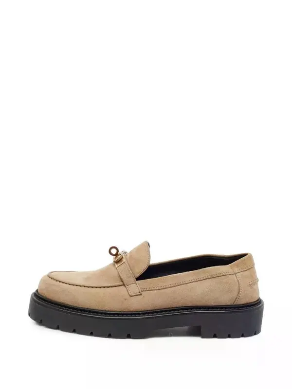 Hermès Icone Kelly-buckle Loafers - Neutrals