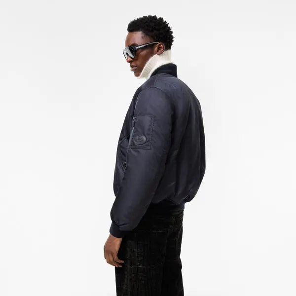 Burberry Nylon Heston Bomber Jacket - Navy