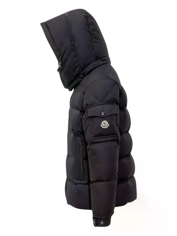 Moncler Maya 70 Hooded Welt-pocket Puffer Jacket