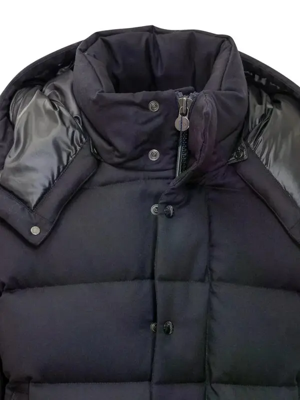Moncler Maya 70 Hooded Welt-pocket Puffer Jacket