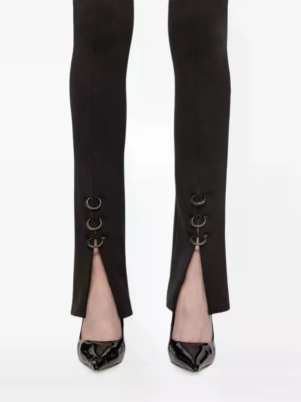 NISSA High-rise Viscose-blend Pants