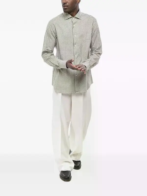 Corneliani Vichy Check Shirt
