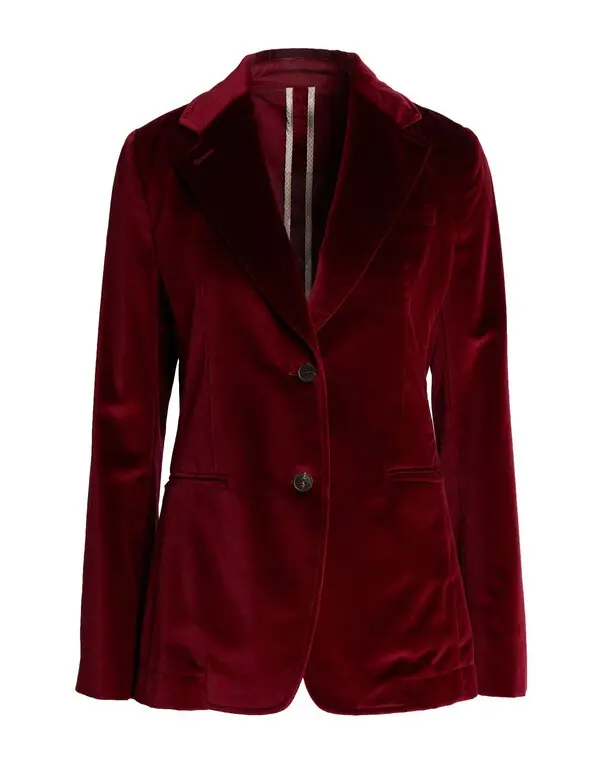 DRUMOHR Blazer Burgundy Size Cotton