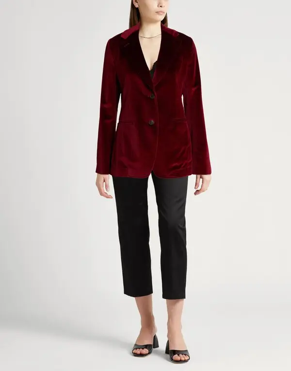 DRUMOHR Blazer Burgundy Size Cotton