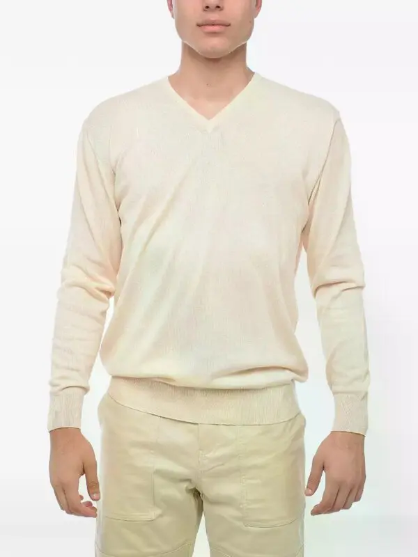 Corneliani V-neck Sweater - Neutrals