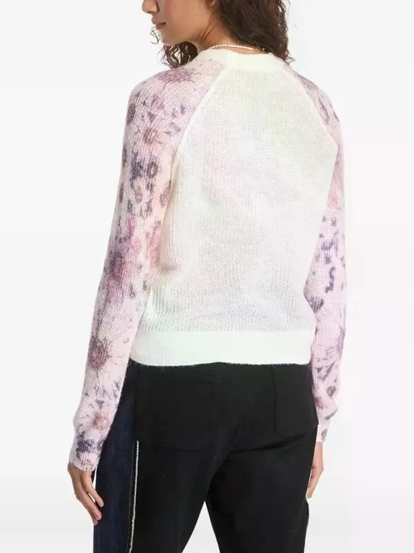 Desigual Tie-dye Raglan-sleeve Sweater