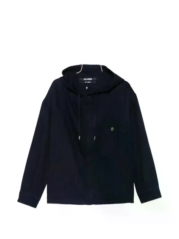 Jacquemus Hooded Chest-pocket Shirt
