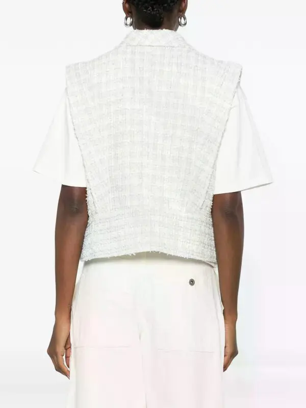 HOMAGE Tweed Buckle-fastening Waistcoat