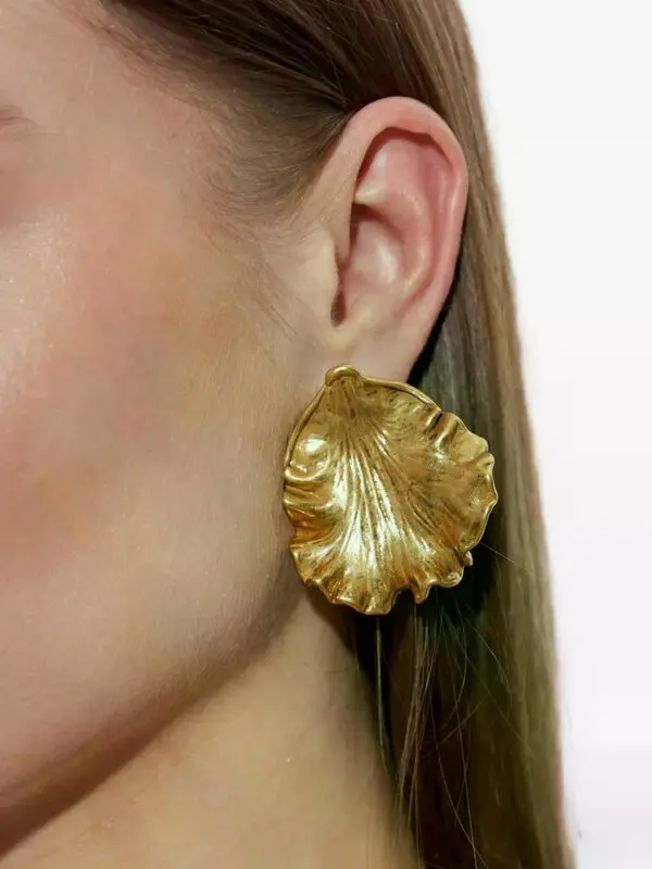 Cult Gaia Iris Leaf Earrings