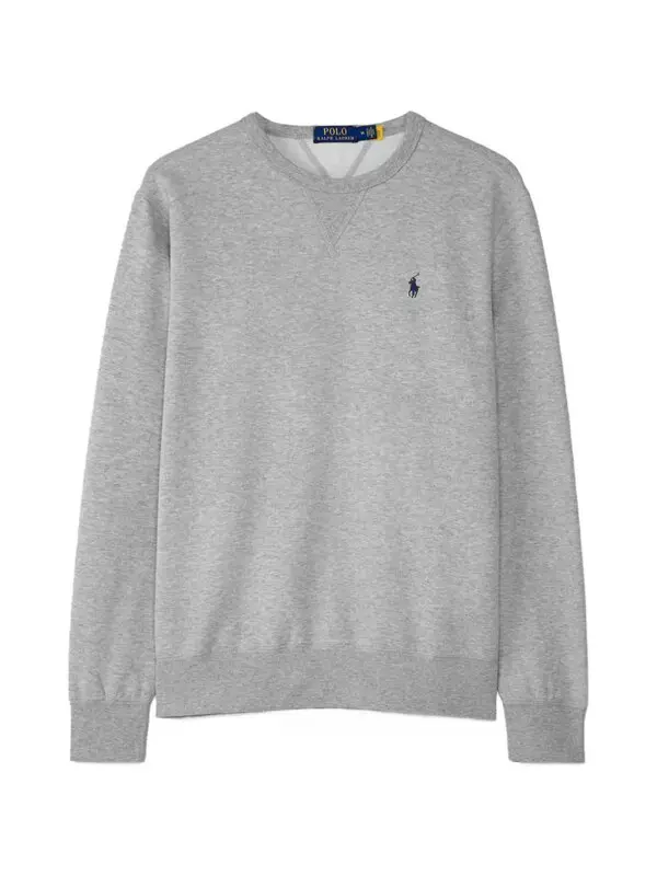 Polo Ralph Lauren Logo-embroidered Crew-neck Sweatshirt - Grey