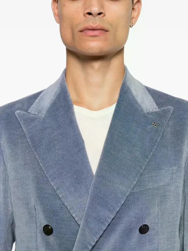Tagliatore Giacca Double-breasted Corduroy Jacket