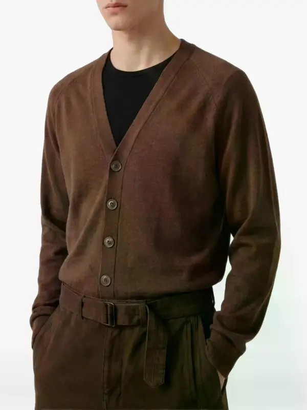 LEMAIRE Relaxed Twisted Cardigan In Merino Blend