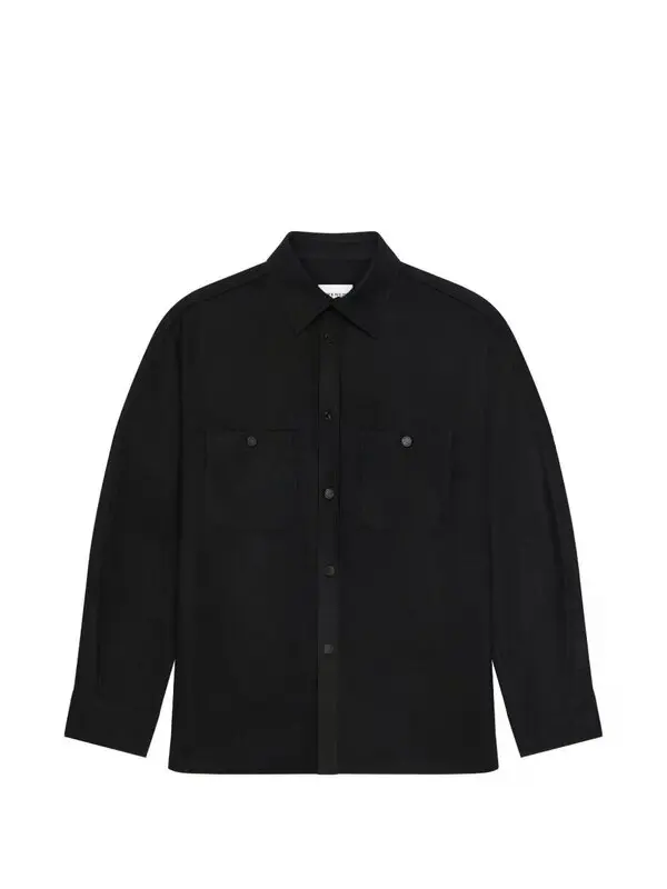 Givenchy Couture Seam Overshirt In Flannel