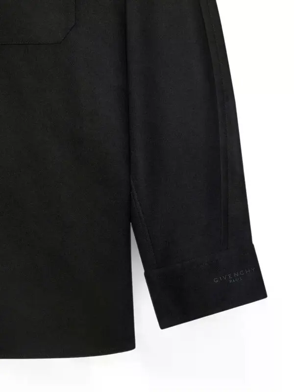 Givenchy Couture Seam Overshirt In Flannel