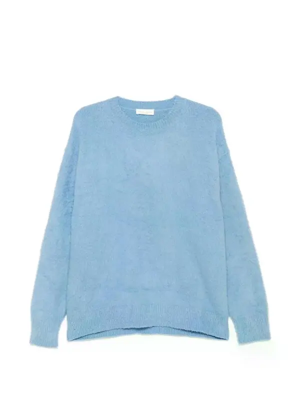 ROBERTO COLLINA Brushed-knit Sweater - Blue
