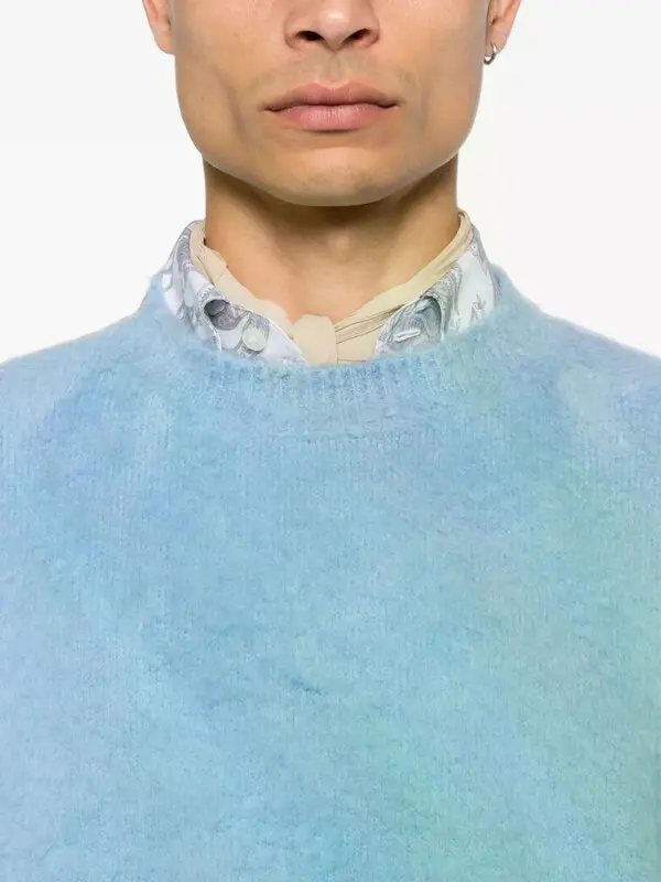 ROBERTO COLLINA Brushed-knit Sweater