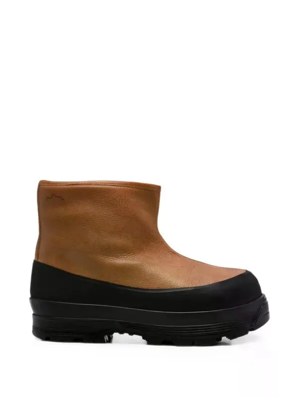 Diemme Badia Shearling-lined Leather Boots - Brown