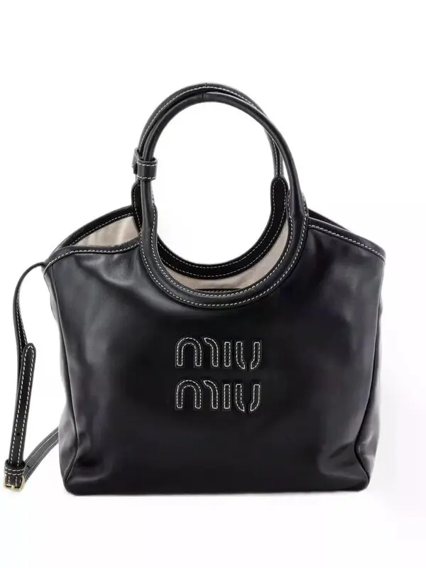 Miu Miu Ivy Tote Bag Leather Small Shoulder Bag