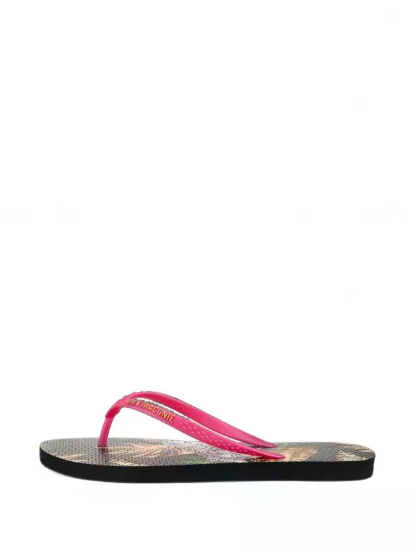 KAT MACONIE Sola Leopard-print Flip-flops