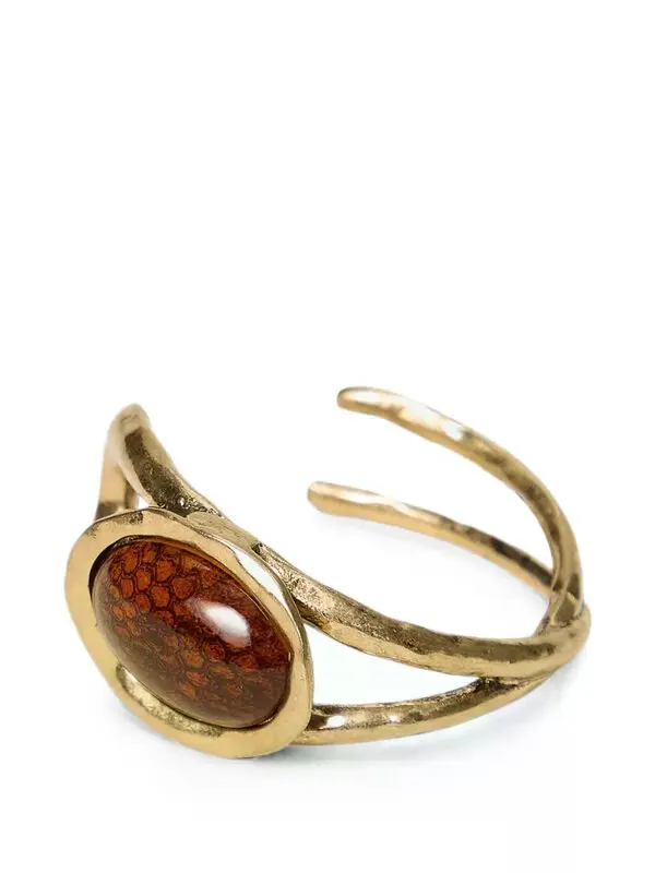 TWINSET Animal-print Cabochon Bracelet - Gold