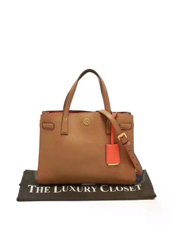 Tory Burch Small Walker Leather Tote Bag