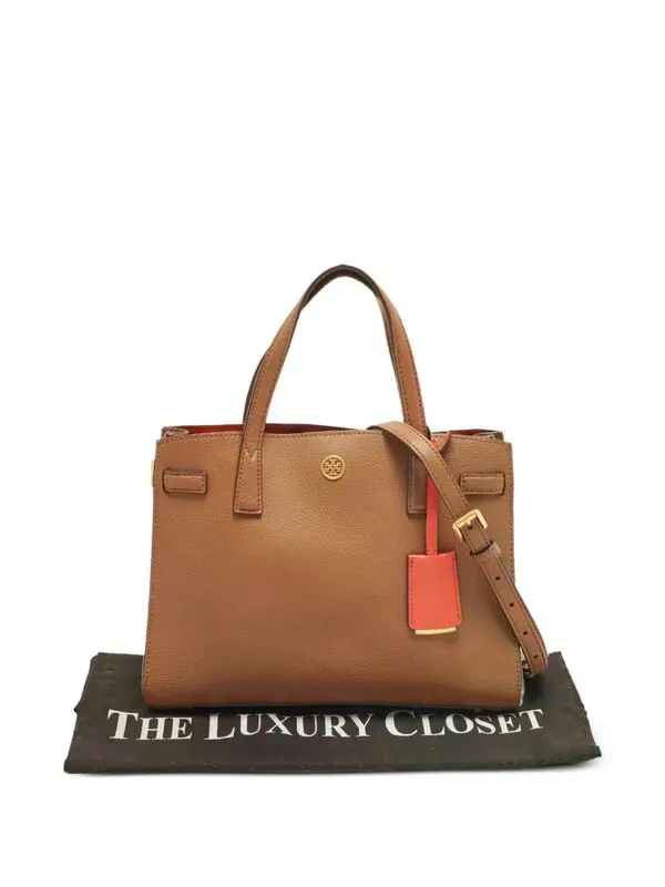 Tory Burch Small Walker Leather Tote Bag